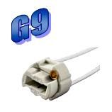 Douille G9 porcelaine pour ampoule halogène